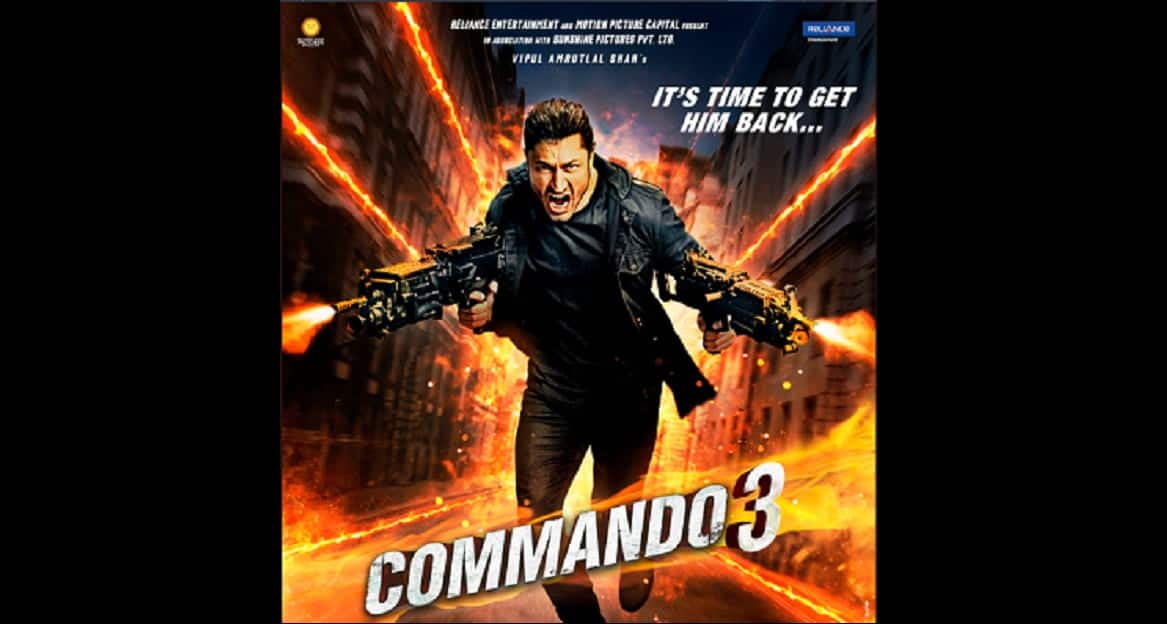 Commando 3 first look poster reveals Vidyut Jammwal's action ...