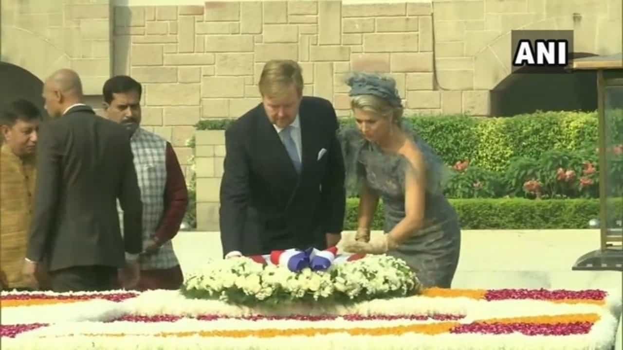 Dutch king and queen pay tribute to Mahatma Gandhi at Rajghat; royal ...