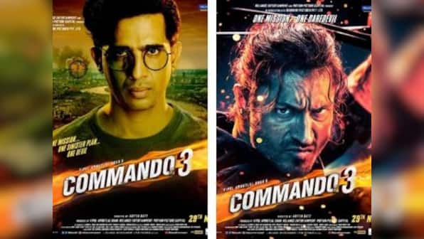 Commando 3: Character posters of Vidyut Jammwal, Angira Dhar, Gulshan ...