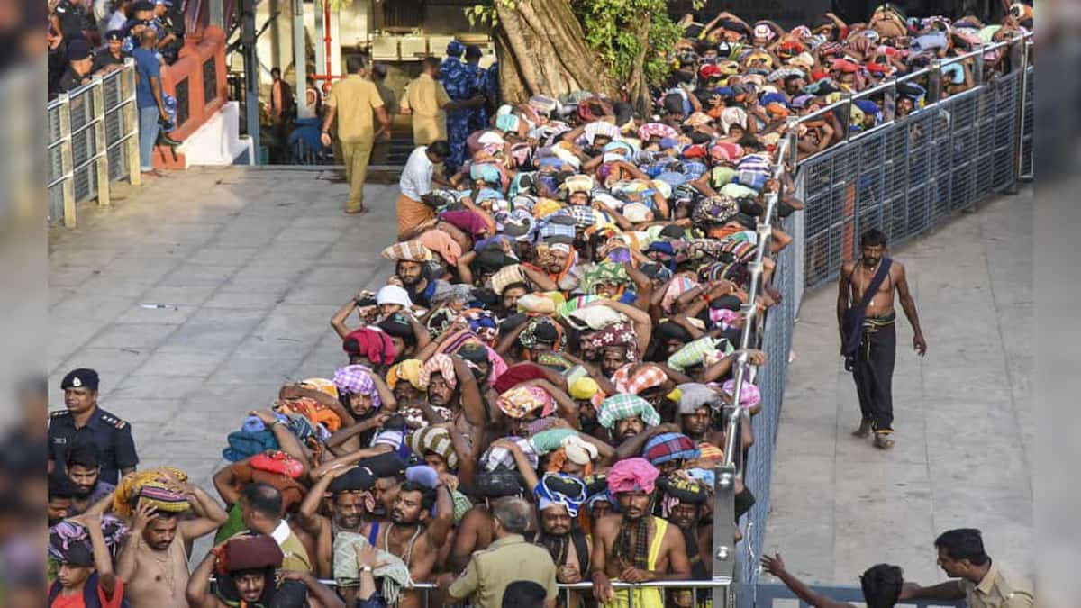 Sabarimala temple opens on second day of annual Mandala Pooja; Devotees ...