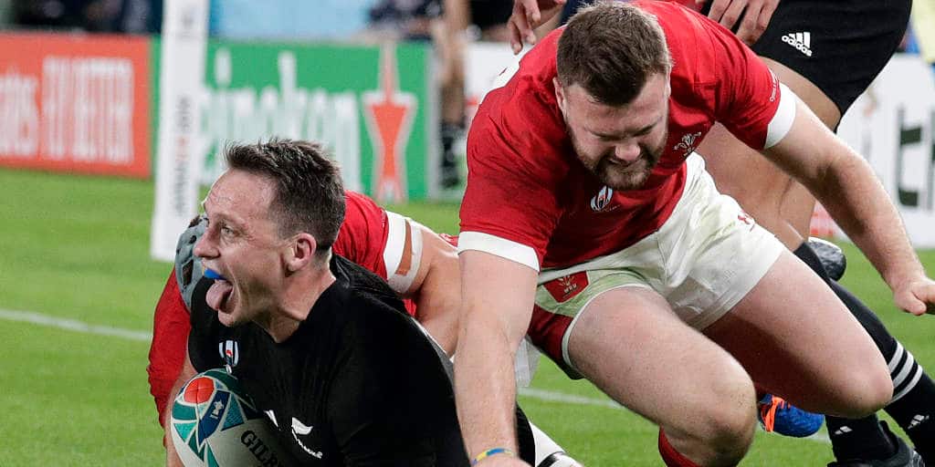 Rugby World Cup 2019: Ben Smith stars as All Blacks beat Wales 40-17 to ...