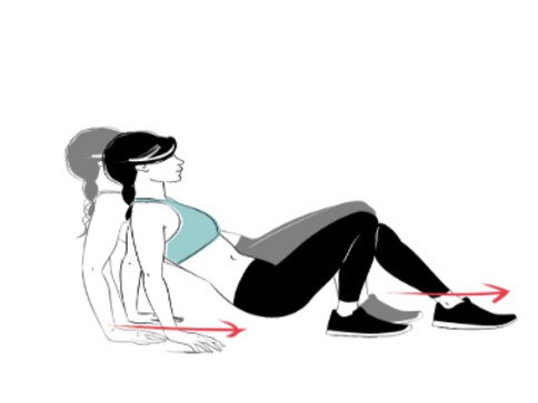 Crab walk: An intense full-body exercise you can do anywhere, even on ...