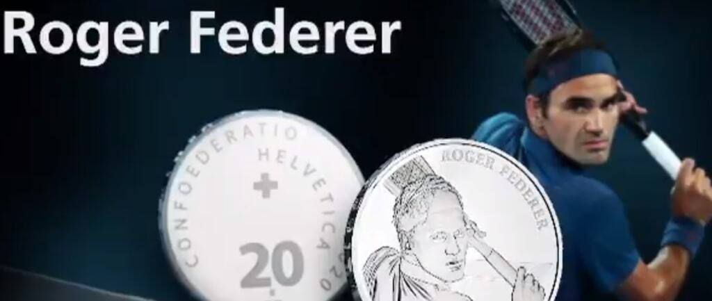 Roger Federer becomes first living Swiss citizen to have coin minted in ...