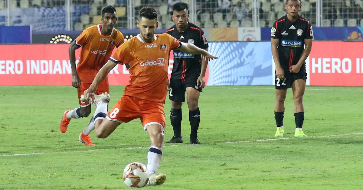 ISL 2019 20 FC Goa Celebrate 100th League Match With 2 0 Win Over NorthEast United Climb Back 