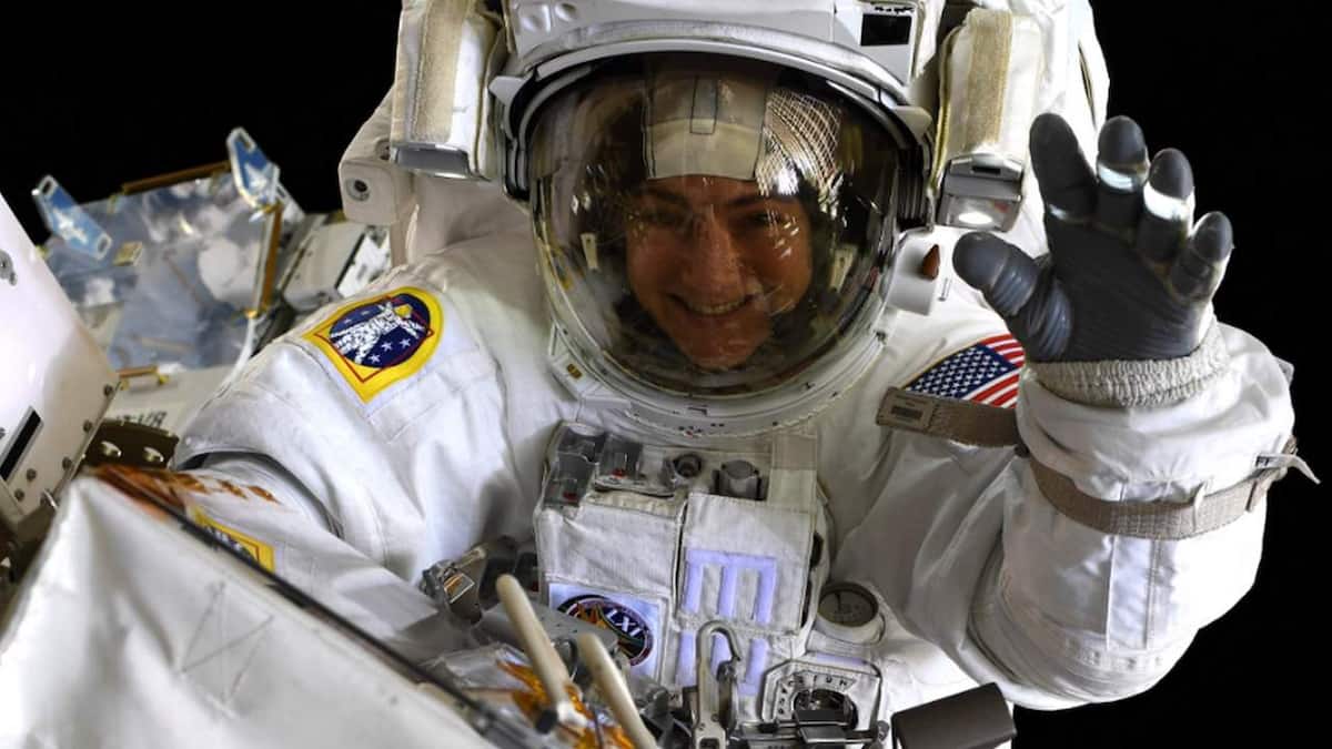 Second all-women spacewalk change batteries, on the ISS, in seven and a ...
