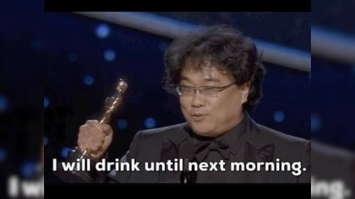 Oscars 2020: Twitter reacts to Bong-Joon Ho's 'drink all night ...