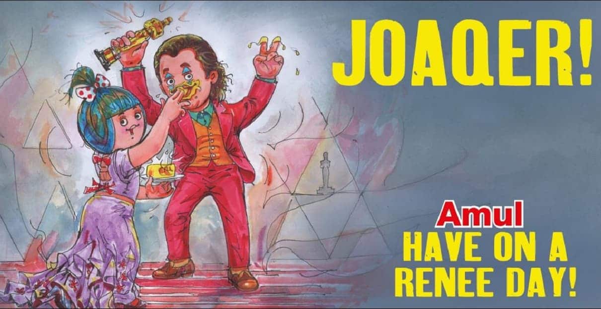 Amul pays 'tribute' to Joaquin Phoenix's Oscars win, gets criticised by ...