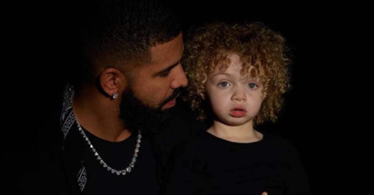 Rapper Drake introduces his two-year-old son Adonis Graham in an ...