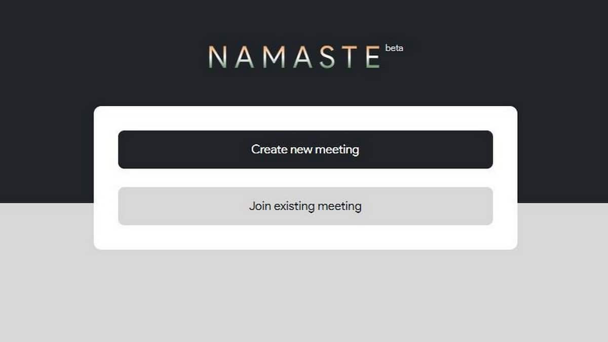 The beta version of Namaste, a video conferencing alternative to Zoom ...