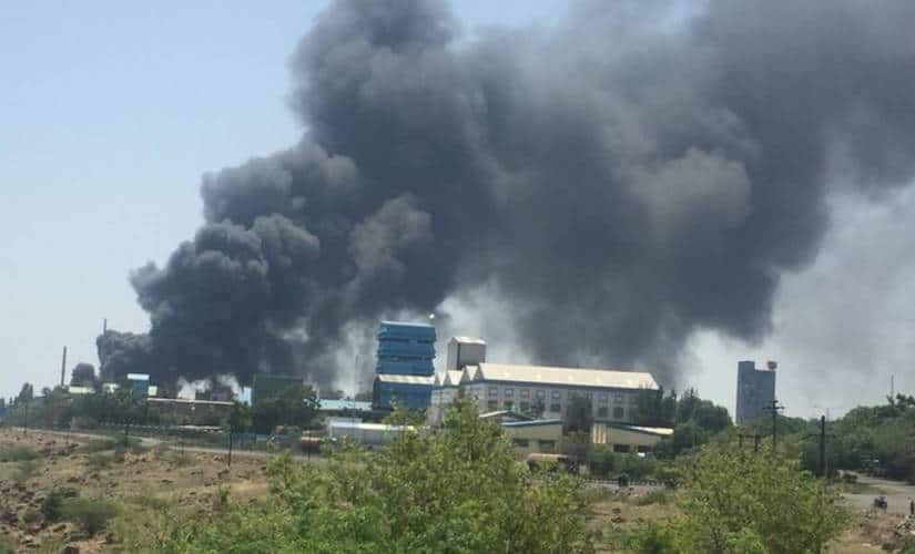 Major fire breaks out at chemical factory in Pune's Kurkumbh MIDC area ...