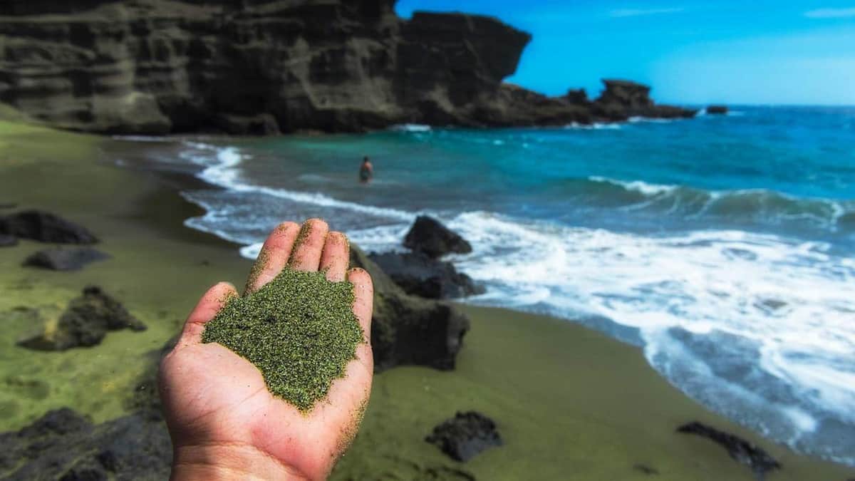 Weird green sand could sequester greenhouse gases and help combat ...