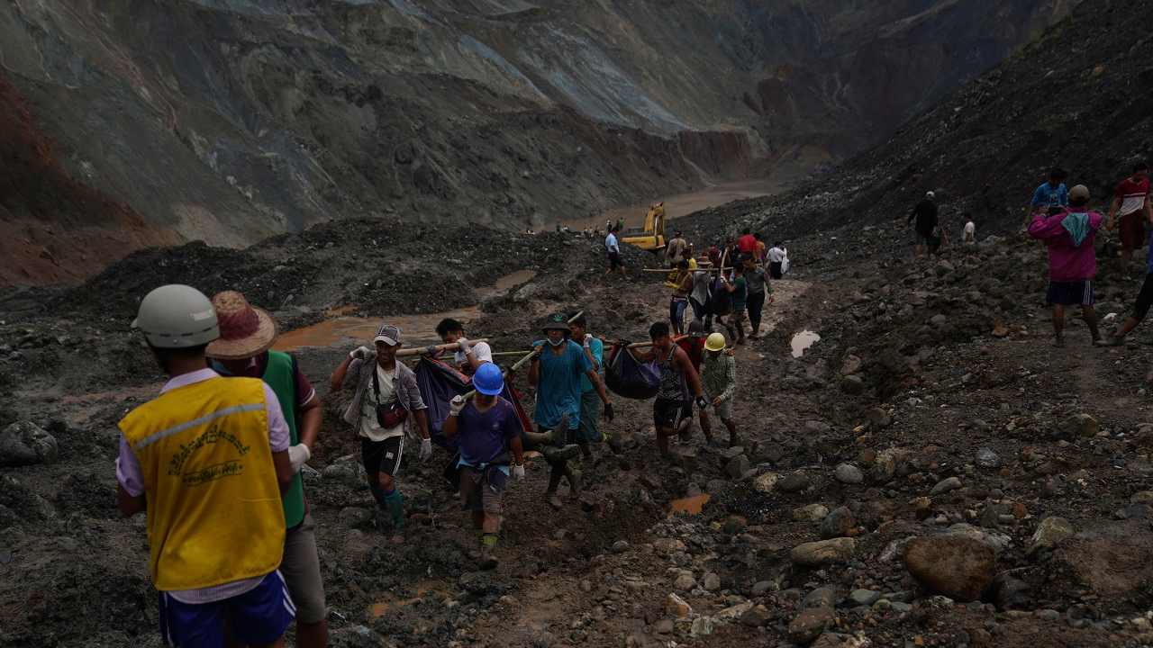 Toll in Myanmar jade mine landslide rises to 162; rescue teams say many ...