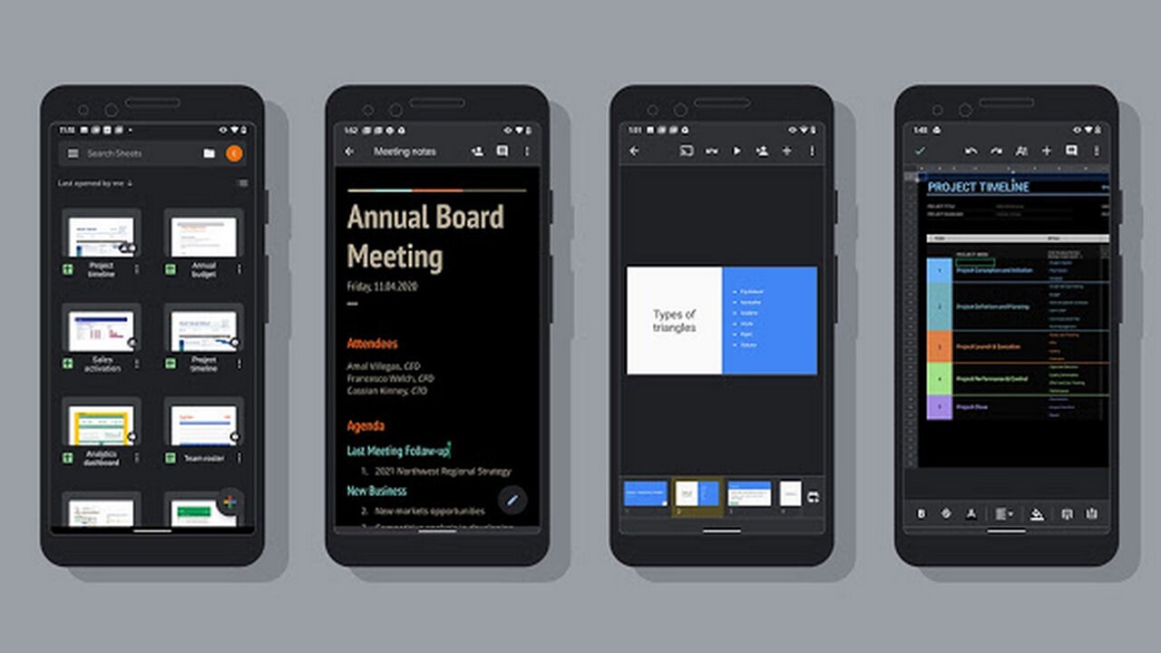 Google Starts Rolling Out Dark Mode On Docs Sheets And Slides Here s