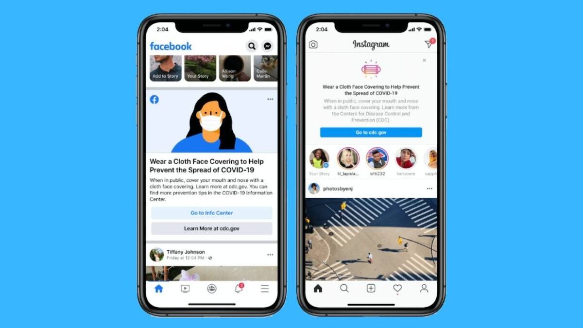 Facebook, Instagram to remind users to wear masks amid COVID-19 ...