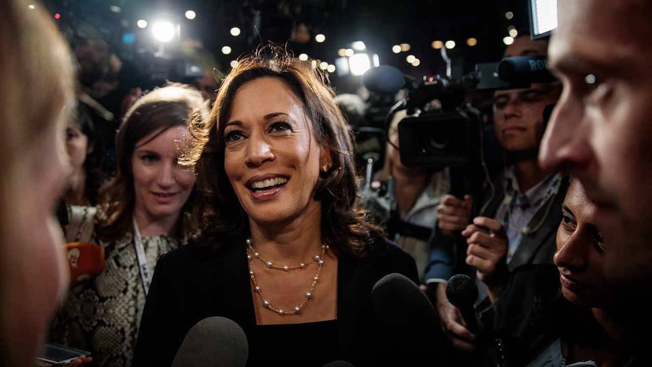 'US crying for leadership': Kamala Harris, in first address with Joe ...
