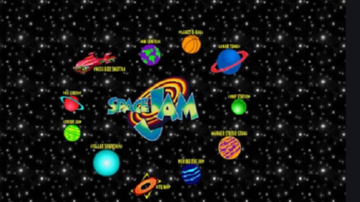 Promotional website for Space Jam strikes back ahead of sequel release ...