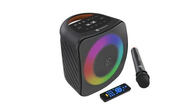Portronics Dash Bluetooth speaker with Karaoke mic launched in India at ...
