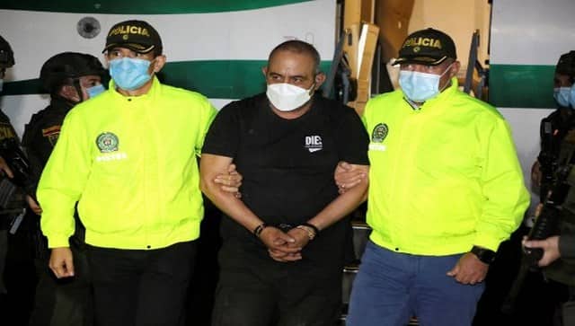 Colombia's most-wanted drug lord 'Otoniel' captured near Panama border ...