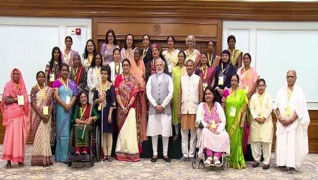 International Womens Day Pm Modi Interacts With Winners Of Nari
