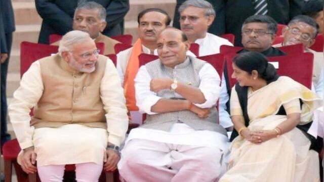 Modi@8: Unforgettable moments from Narendra Modi's swearing-in ceremony ...