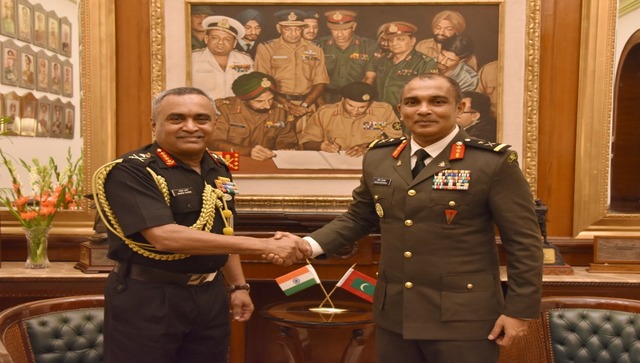 Army Chief Gen Manoj Pande holds talks with top Maldivian commander ... Army Chief Gen Manoj Pande holds talks with top Maldivian commander ...
