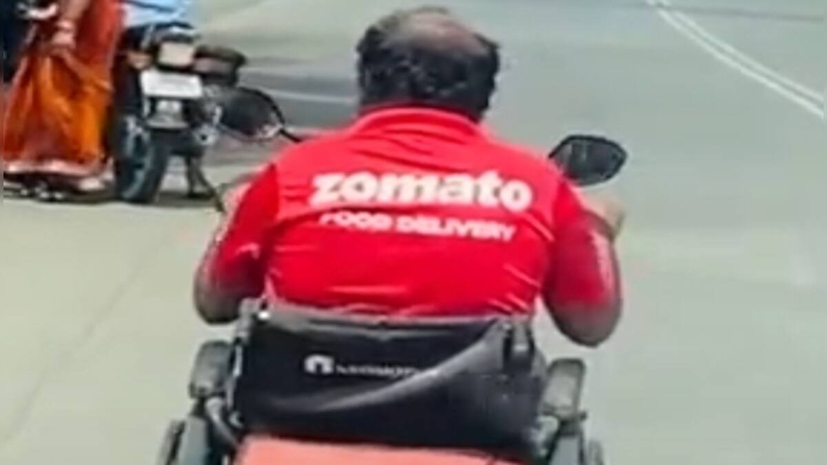 Specially-abled Zomato agent delivers food in a wheelchair, internet ...