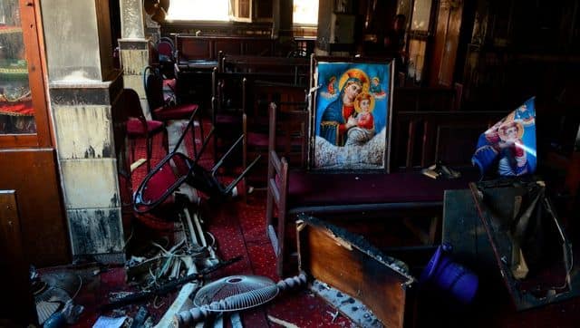 Egypt: Fire rips through packed Cairo Coptic church killing 41 ...