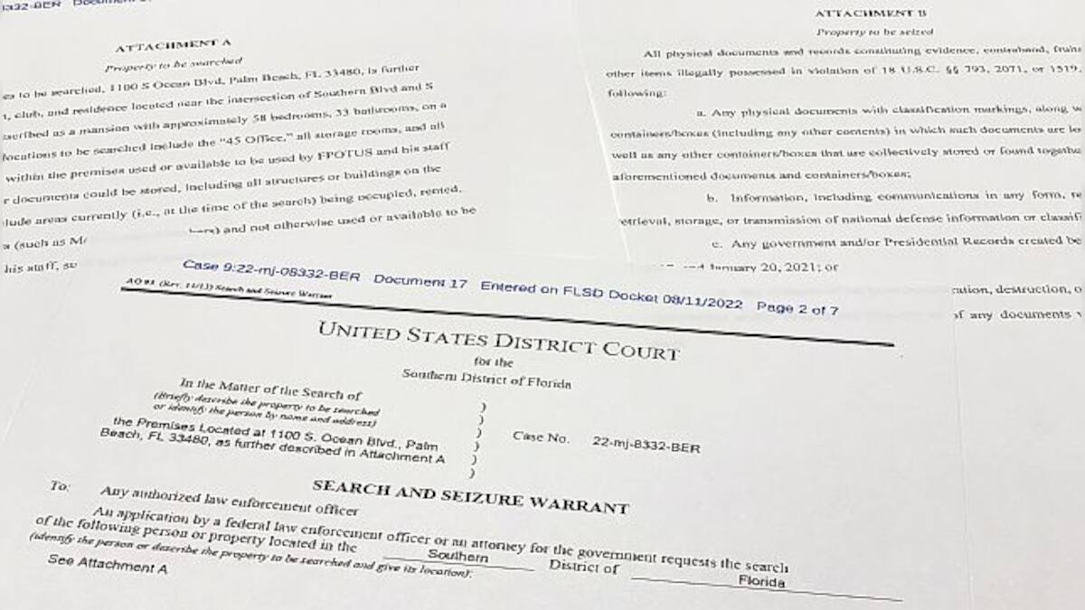 Former President Donald Trump mixed top secret documents with magazines ...