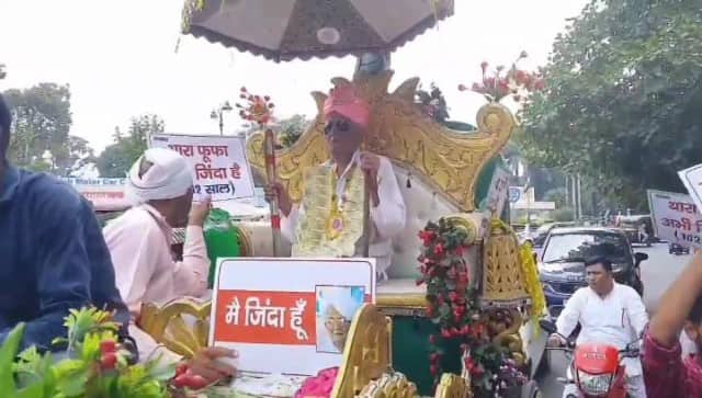 Haryana man carries out procession to prove he is alive at age of 102 years