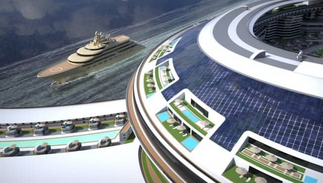 Water Wonder: Pangeos, the proposed floating city which could become ...