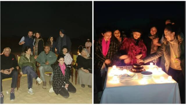 Saif Ali Khan, Kareena Kapoor, and family celebrate Sharmila Tagore's birthday in Jaisalmer ...