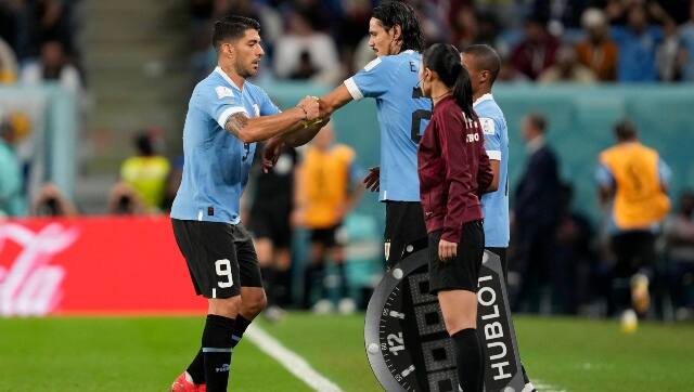 Luis Suarez, Edison Cavani make undignified exits from FIFA World Cup ...