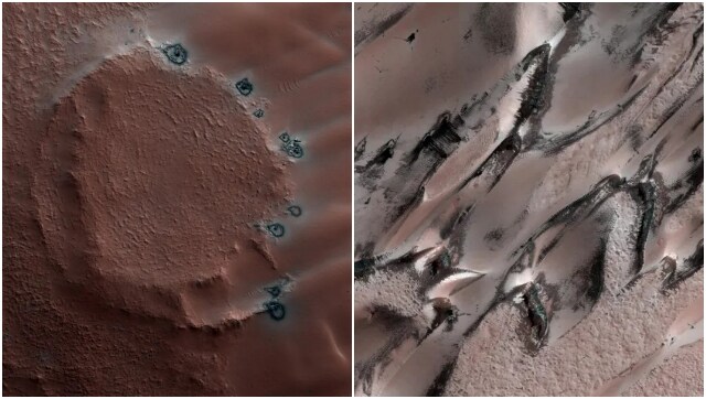 NASA shares images of the ‘Winter Wonderland’ Mars becomes as ...