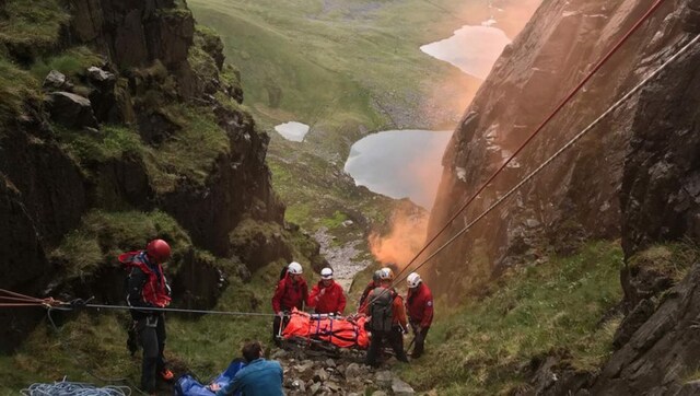 UK: Mountain climber falls in 600-feet deep gorge as equipment malfunctions