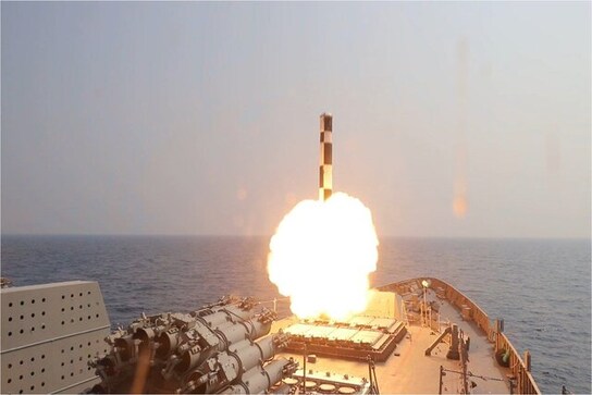Indian Navy successfully test-fires BrahMos missile's ship-launched version