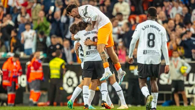 La Liga: Valencia climb out of relegation zone with comeback win