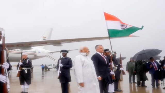 WATCH: PM Modi accorded ceremonial welcome at Joint Base Andrews in Washington