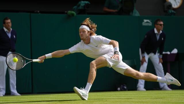 Watch: Andrey Rublev plays diving forehand winner in Wimbledon's shot ...
