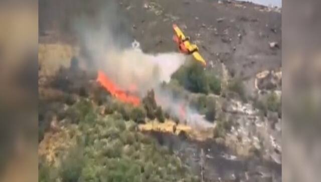 WATCH: Firefighting plane crashes in Greece, both pilots dead