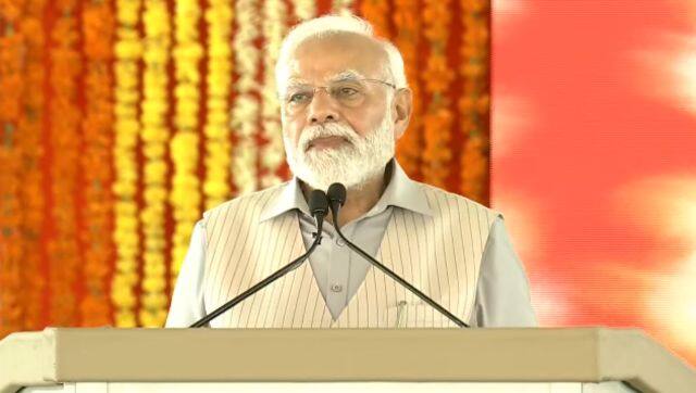 PM Modi lays foundation stone for Rs 6100 cr infra development projects in poll-bound Telangana