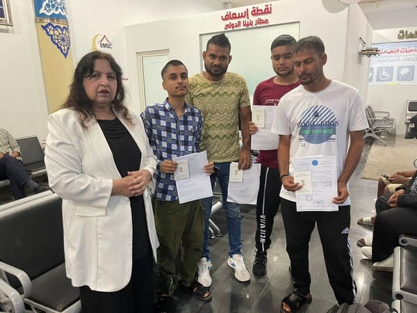 Four Indians stranded in Libya evacuated by Indian Embassy in Tripoli
