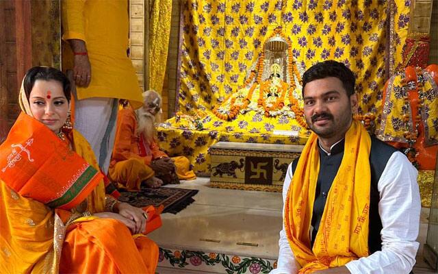 Ahead of 'Tejas' release, Kangana Ranaut aka Tejas Gill seeks blessings ...