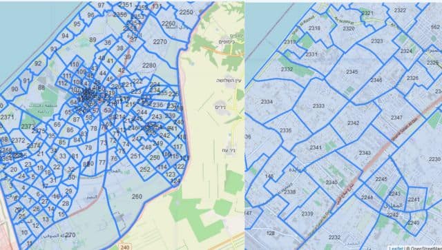 IDF says evacuation map warning Palestinians to flee unsafe areas 'not ...
