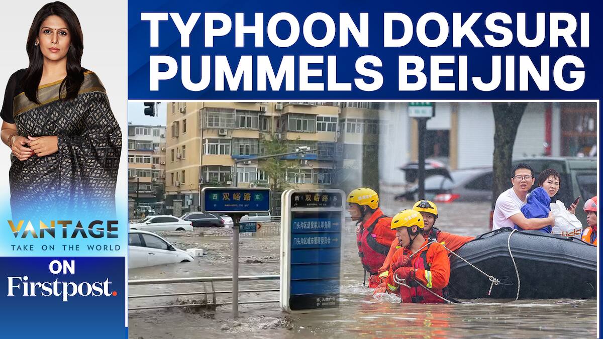 Typhoon Doksuri Wreaks Havoc in China, Thousands Evacuated | Vantage ...