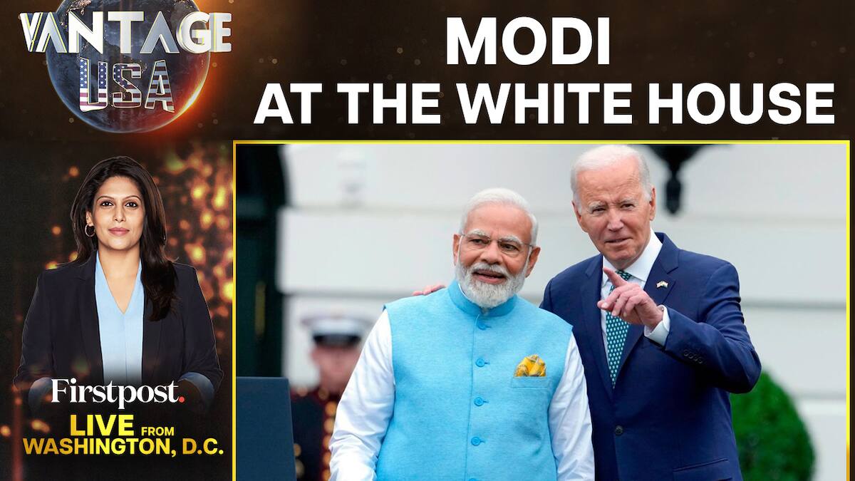 PM Modi Gets Grand Welcome at The White House | Vantage with Palki Sharma