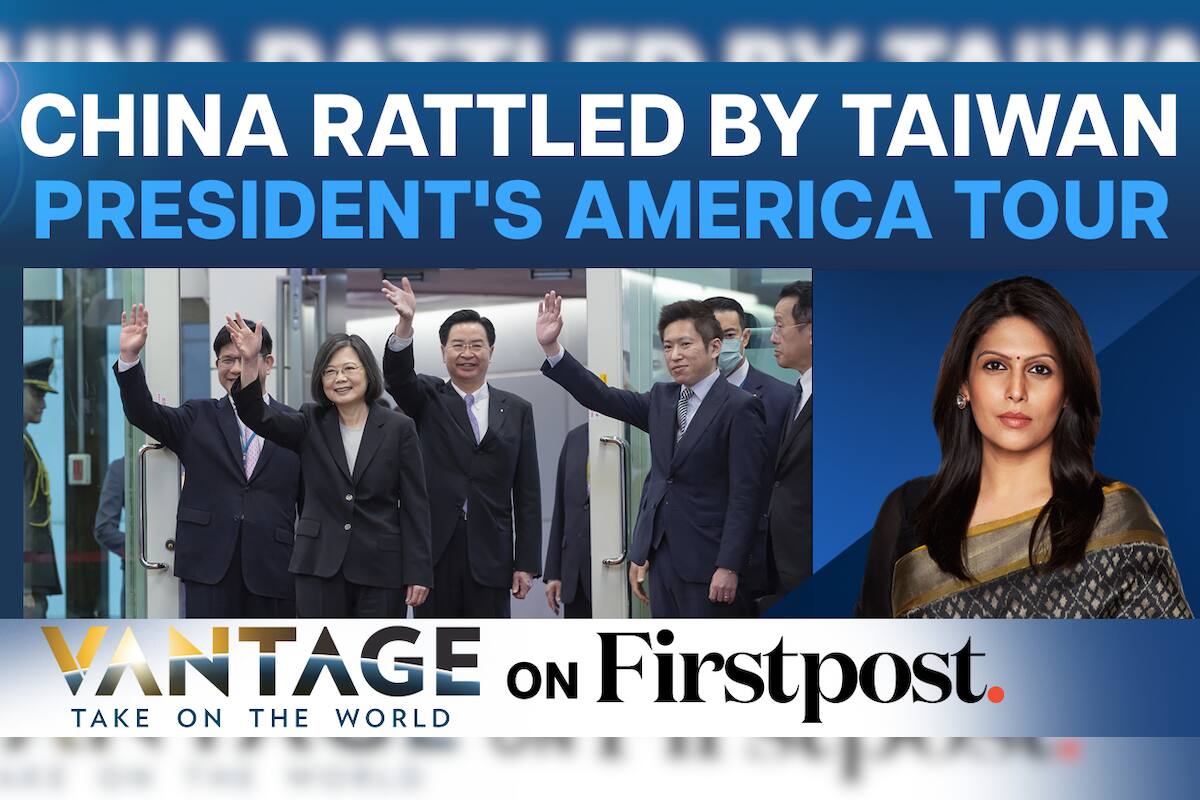 China Fumes as Taiwan President Tsai Ing-Wen Heads to US | Vantage with ...