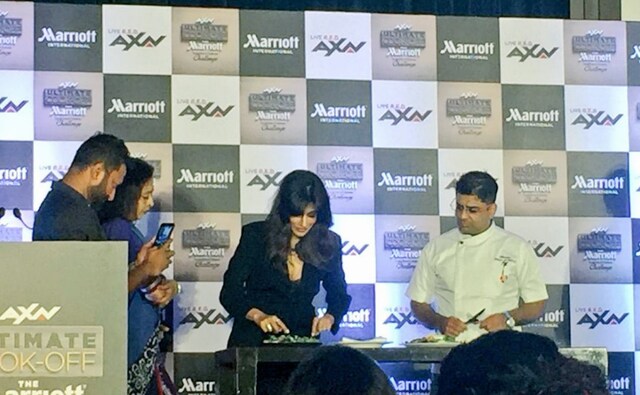 Chitrangda Singh, chef Himanshu Taneja attend the launch of AXN's ...