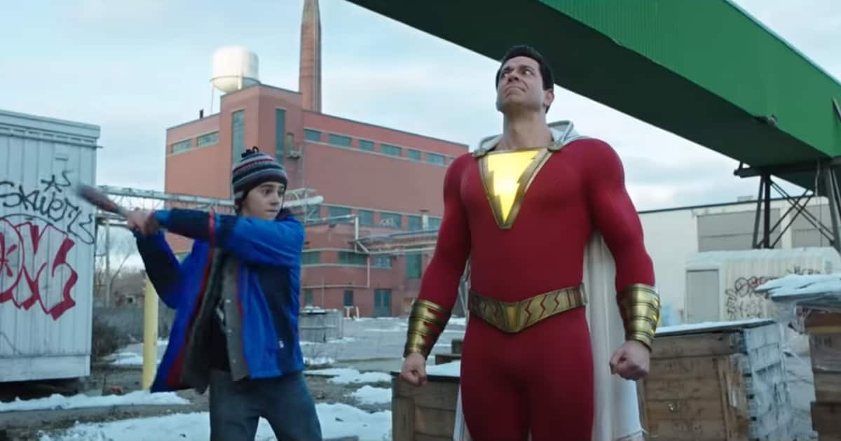 Shazam's new trailer sees Zachary Levi go on a child-like rampage to ...