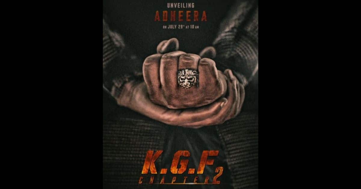 KGF: Chapter 2 — Makers tease new character Adheera in cryptic poster ...