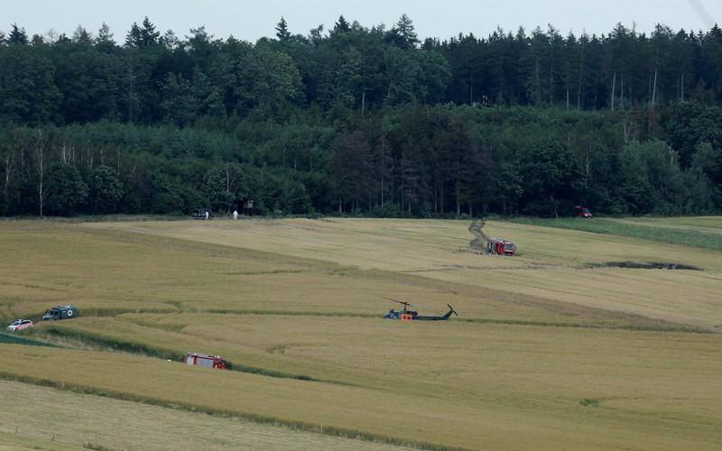 German armed forces helicopter crashes in northern Germany, one dead ...